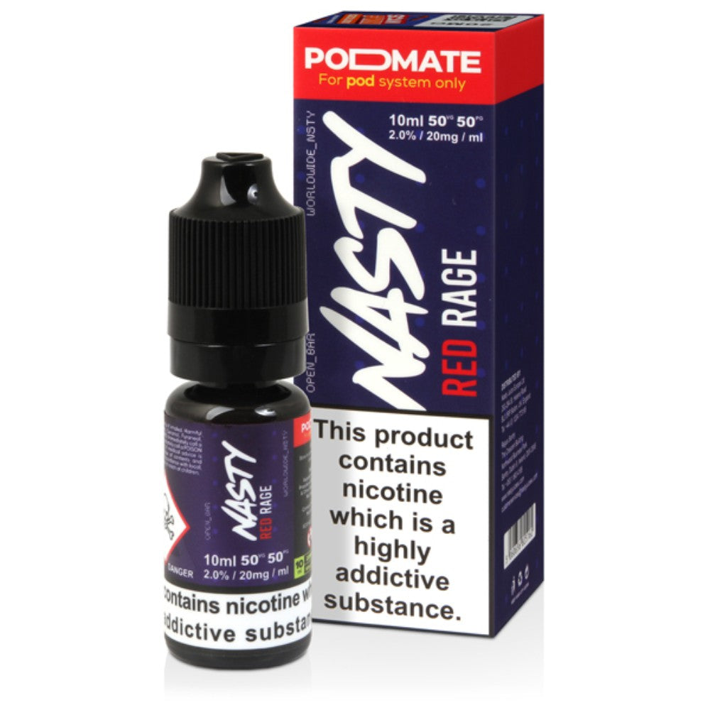 Nasty Juice PodMate E Liquid | Red Rage | UK 10ml